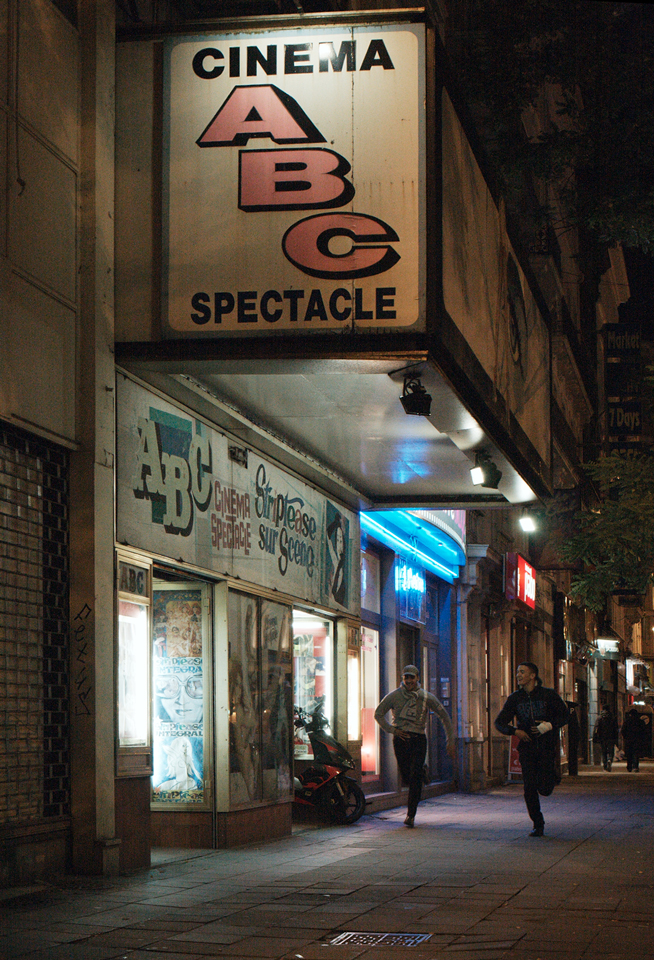 Old-school cinemas for adult films: ABC, Brussels + Yangtze, Singapore ...